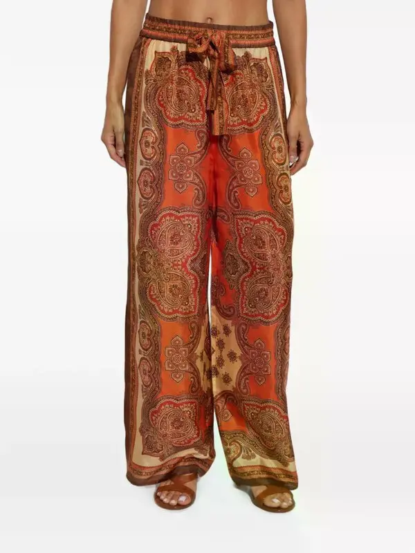 Zimmermann Paisley-pattern Trousers