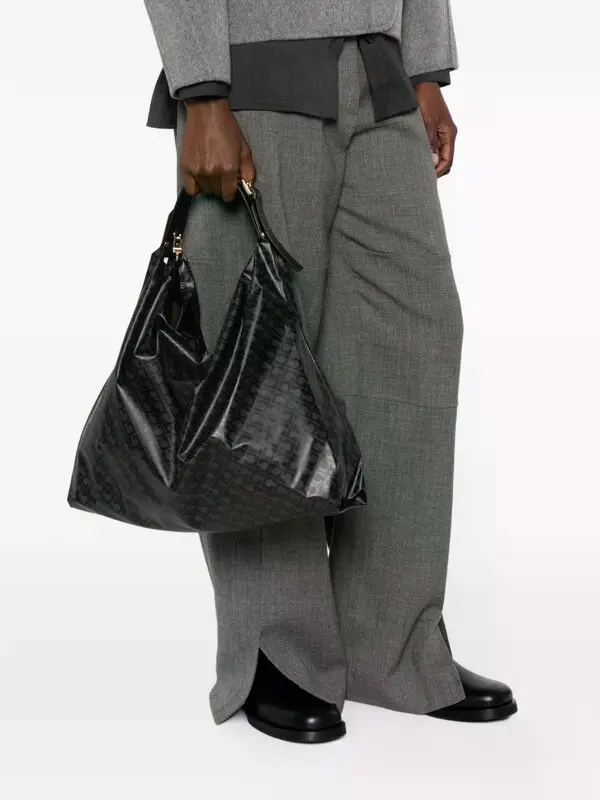 GHERARDINI Amazzonia Monogram Shoulder Bag - Black