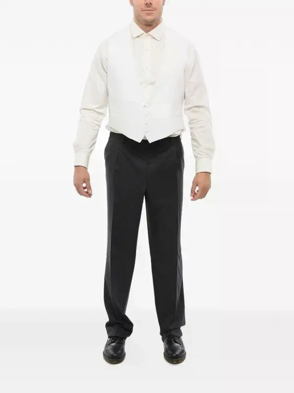Corneliani Mantua Cotton Waistcoat - White
