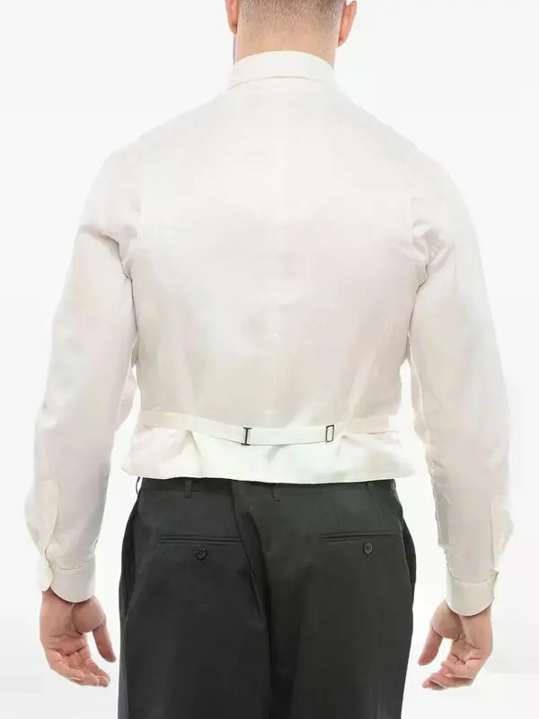 Corneliani Mantua Cotton Waistcoat - White
