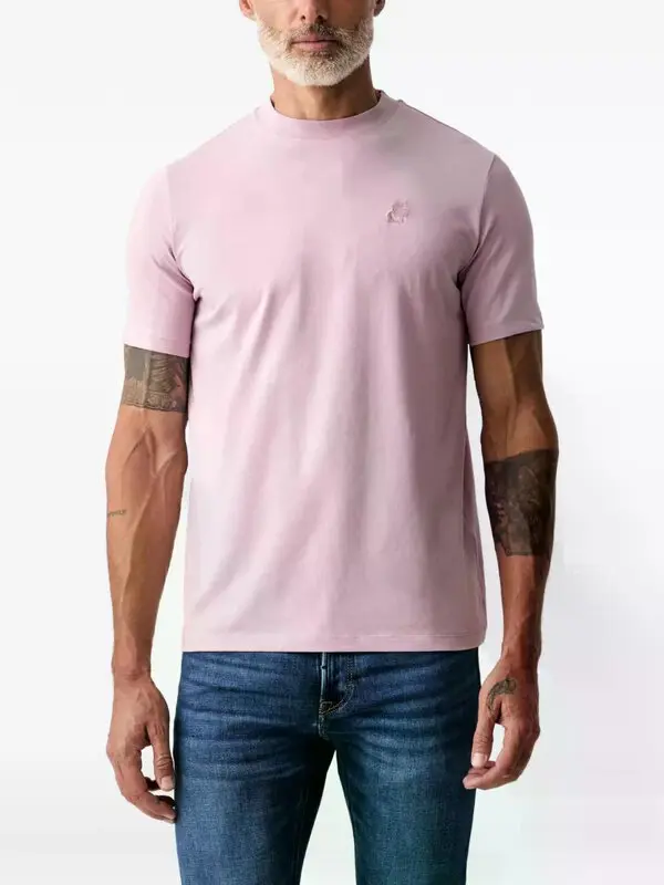 Karl Lagerfeld Embroidered-logo T-shirt