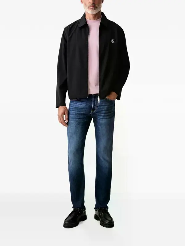 Karl Lagerfeld Embroidered-logo T-shirt