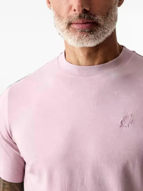 Karl Lagerfeld Embroidered-logo T-shirt