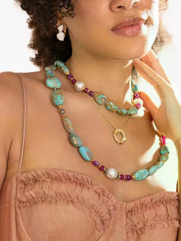 VERDURA VIP 18k Yellow Curb Link Pendant Necklace - Gold