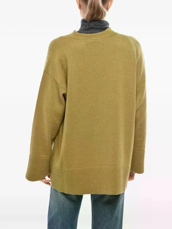 Malo Button-up V-neck Cardigan