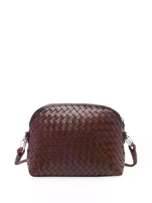 Dragon Diffusion Chunky Fellini Woven Leather Shoulder Bag