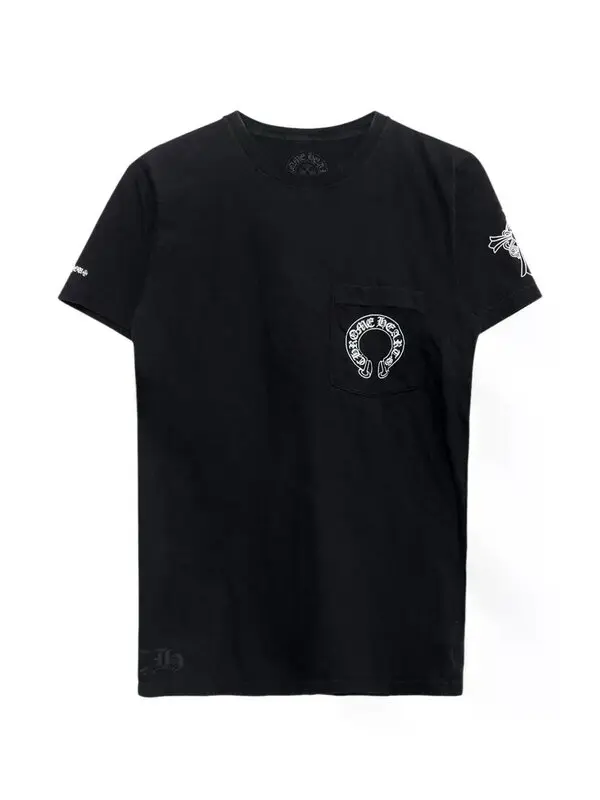Chrome Hearts Logo-print Pocket T-shirt - Black
