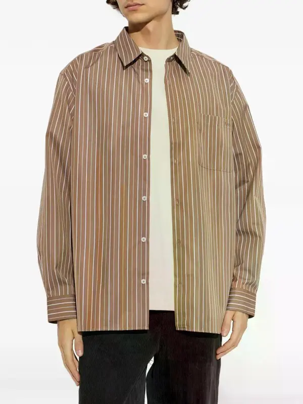 A.p.c. Malo Vertical-stripe Shirt