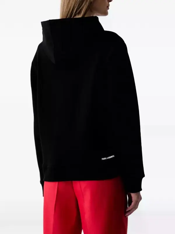 Karl Lagerfeld Sketch Print Hoodie