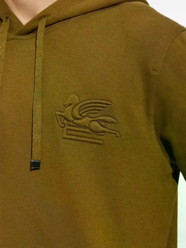 Etro Pegaso-embroidered Drawstring Hoodie