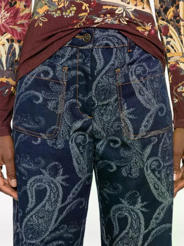Etro Paisley-print Jeans
