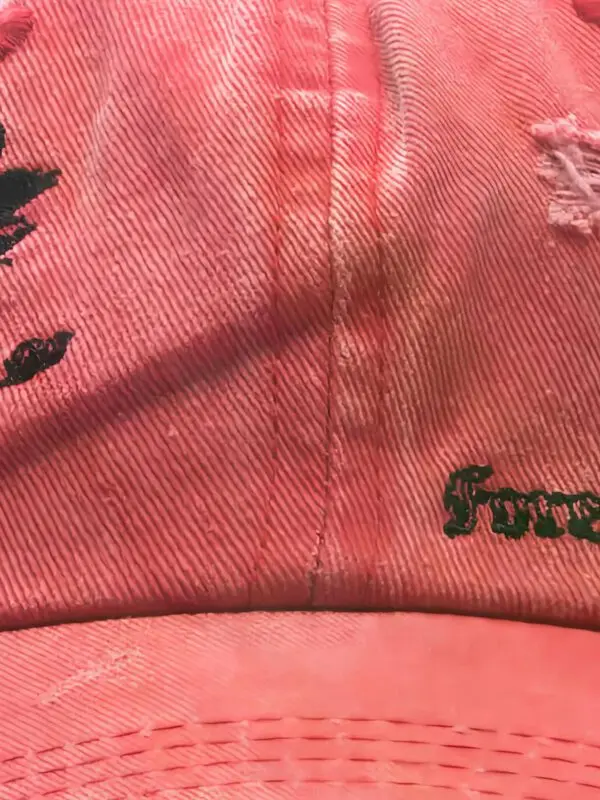 JUNGLES JUNGLES Distressed Embroidered Cap