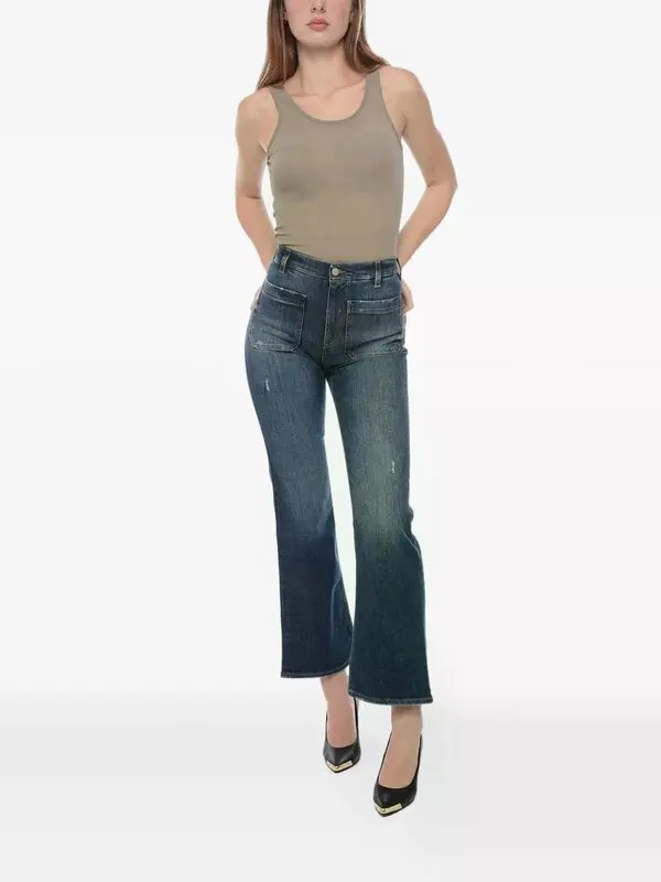 TWO WOMEN TWO MEN Gerbera Patch-pocket Jeans