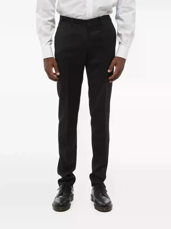 Corneliani Cc Collection Twill Trousers - Black