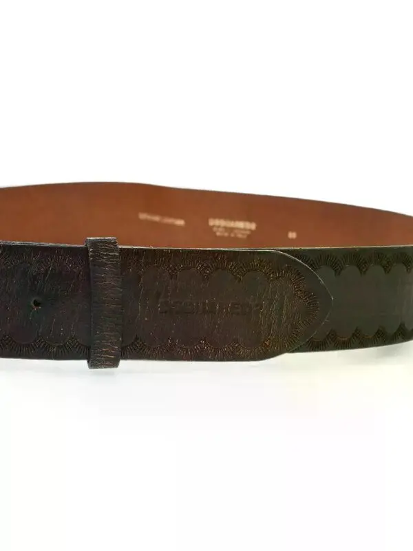 Dsquared2 Embossed Decorative-motif Belt