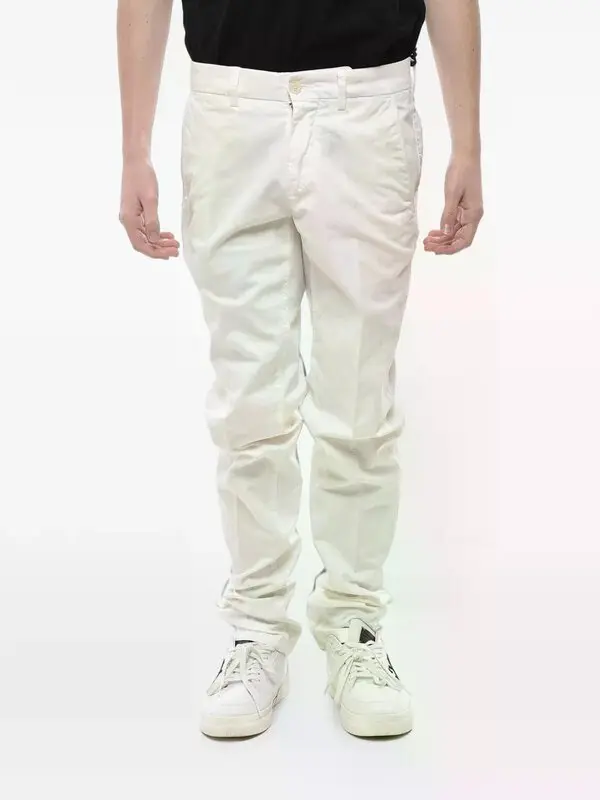 Corneliani Cotton Twill Chino Trousers - White