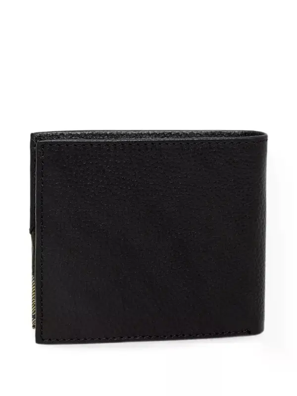 Barbour Tabert Tartan-panel Pebbled-leather Wallet
