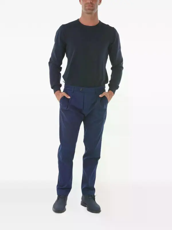 CRUNA Raval Pleated Trousers - Blue