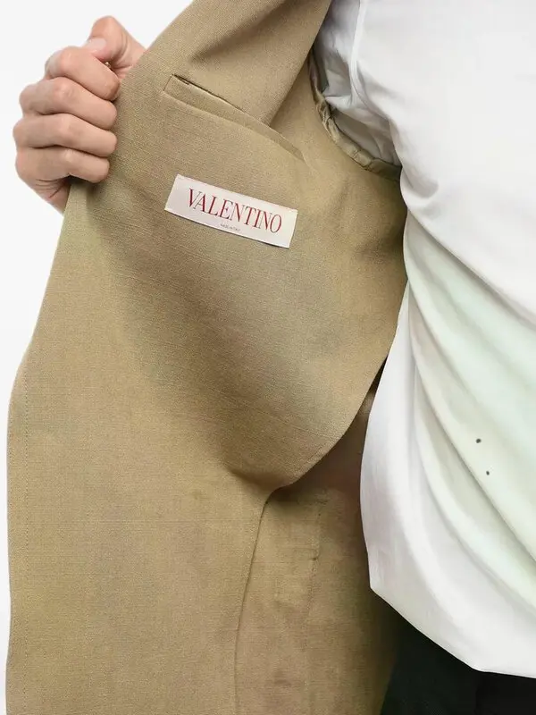Valentino Garavani Single-breasted Patch-pocket Blazer