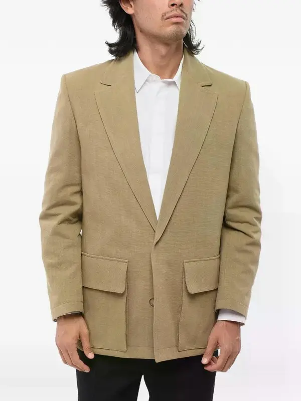 Valentino Garavani Single-breasted Patch-pocket Blazer - Neutrals