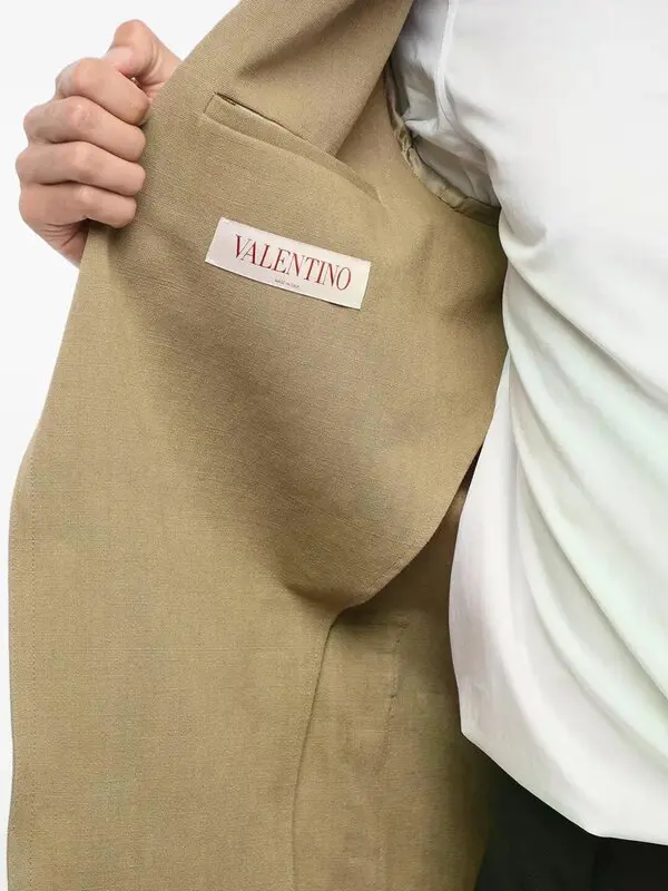 Valentino Garavani Single-breasted Patch-pocket Blazer