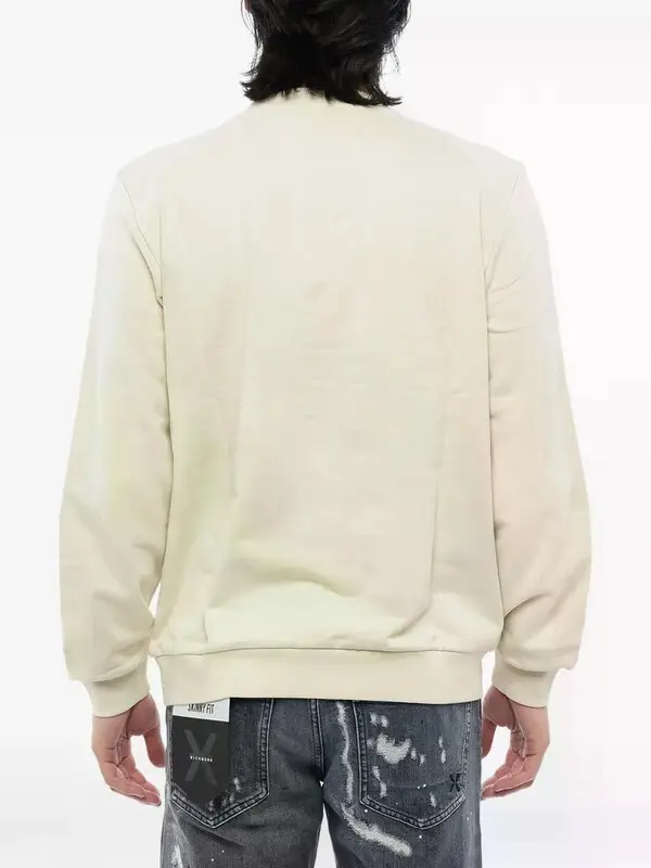 John Richmond Logo Print Cotton Sweatshirt