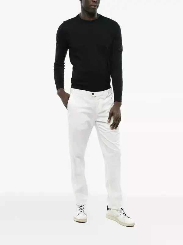 Corneliani Belt Loops Trousers - White