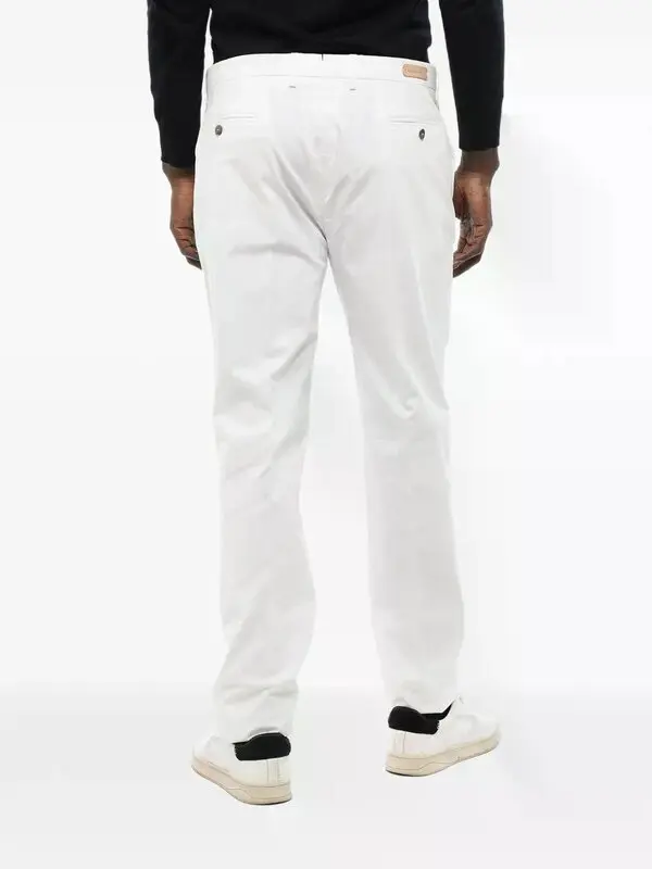 Corneliani Belt Loops Trousers - White