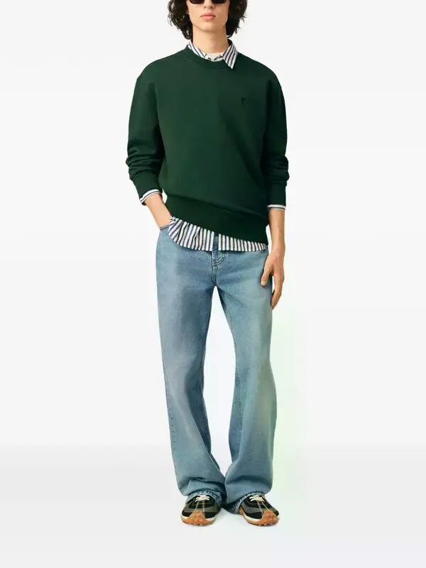 AMI Paris Organic Cotton De Coeur Sweatshirt