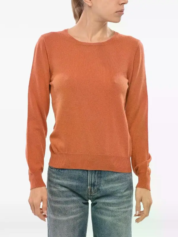 Malo Crew-neck Sweater - Orange