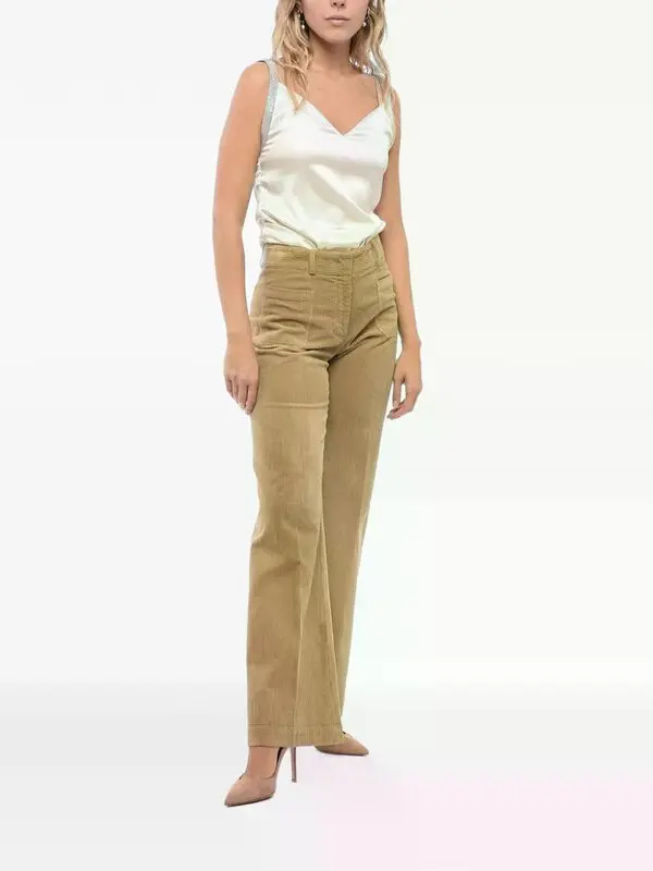 QL2 QUELLEDUE Patch-pocket Corduroy Trousers