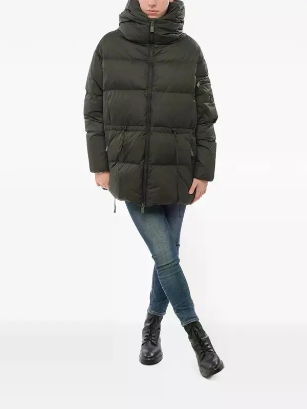 Bacon Cloud Multi-pocket Puffer Jacket - Green