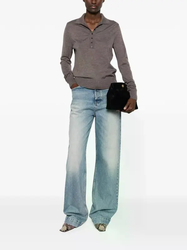 Pinko Wool Polo Top