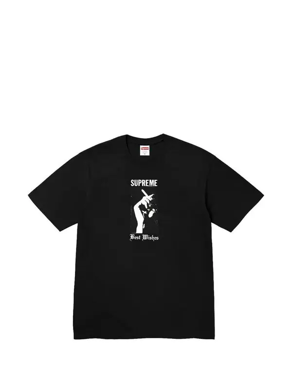 Supreme Wish Graphic-print T-shirt - Black