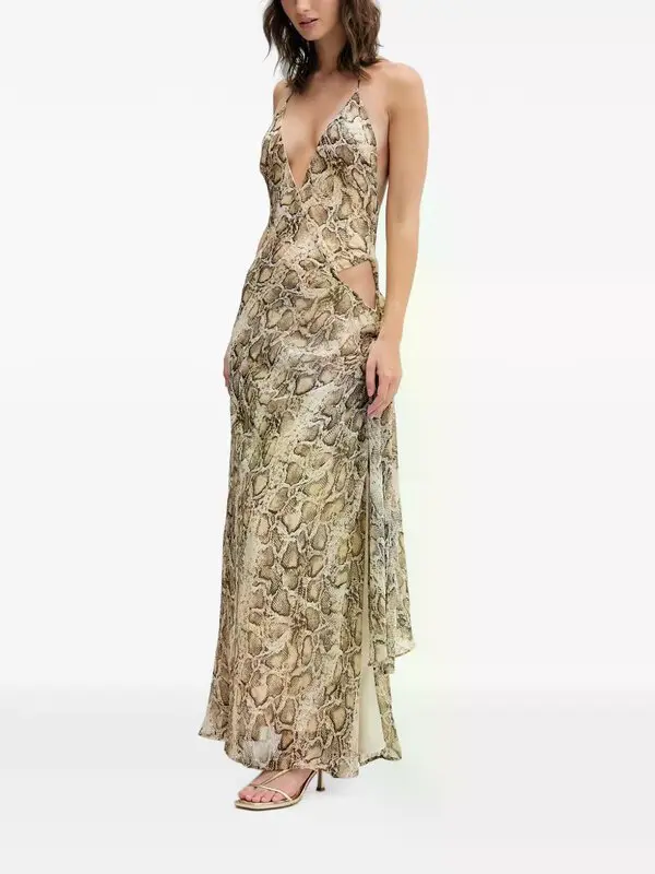 Bardot Cyrel Cut-out Gathered Maxi Dress