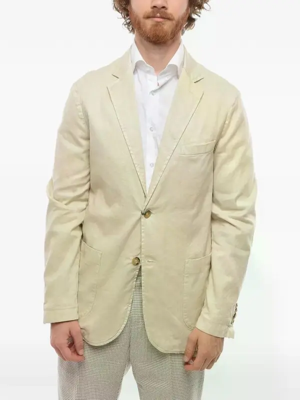 CRUNA Single-breasted Patch-pockets Blazer