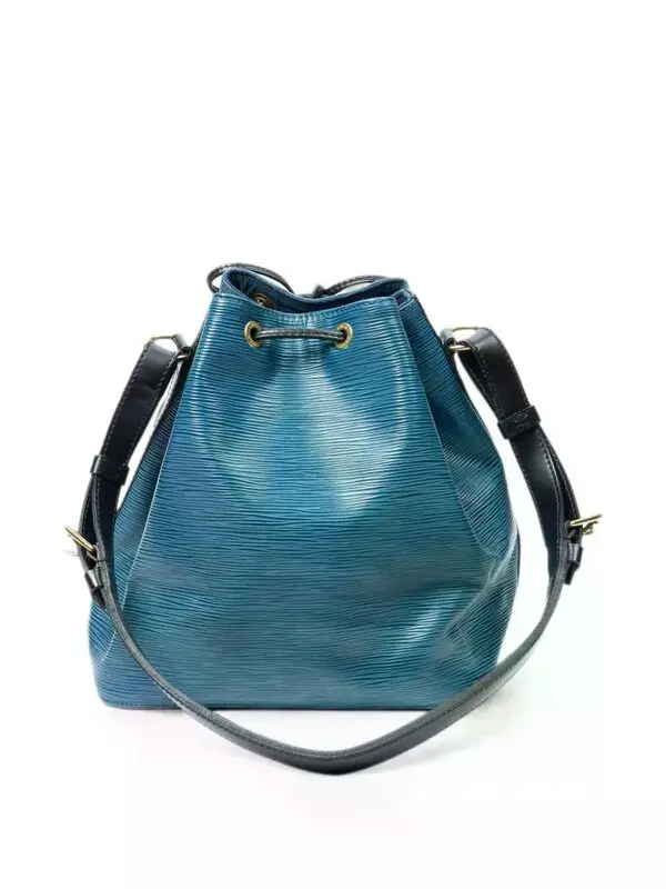 LOUIS VUITTON Noé Epi Leather Shoulder Bag - Blue