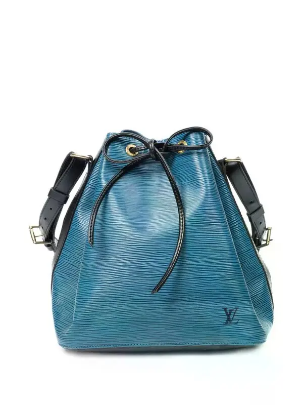 LOUIS VUITTON Noé Epi Leather Shoulder Bag - Blue