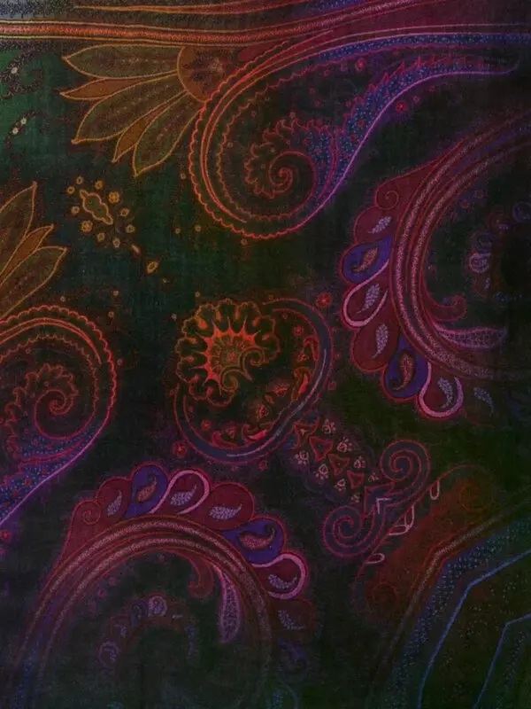 Etro Paisley-print Frayed Scarf