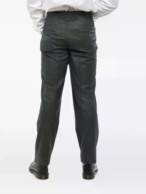 Corneliani Pressed-crease Tailored Trousers - Grey