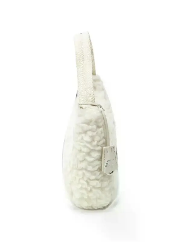 Prada Mini Re-edition 2000 Shearling Shoulder Bag