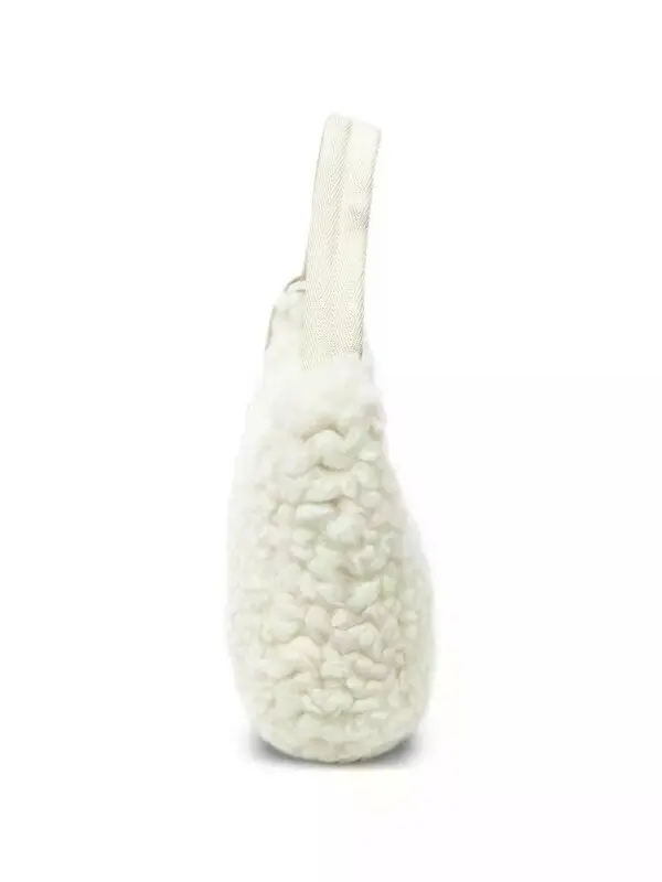 Prada Mini Re-edition 2000 Shoulder Bag - White