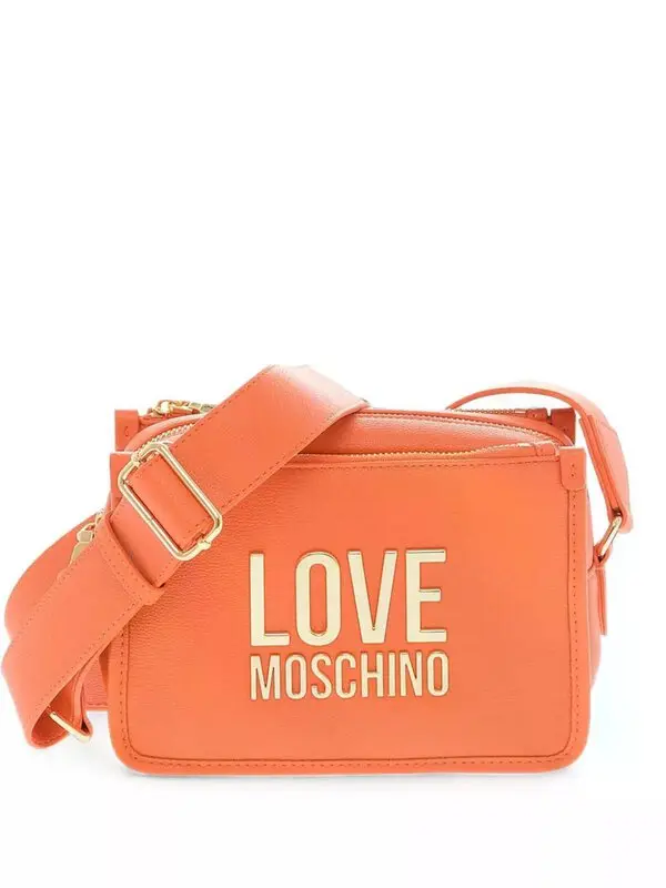 Moschino Logo Plaque Shoulder Bag