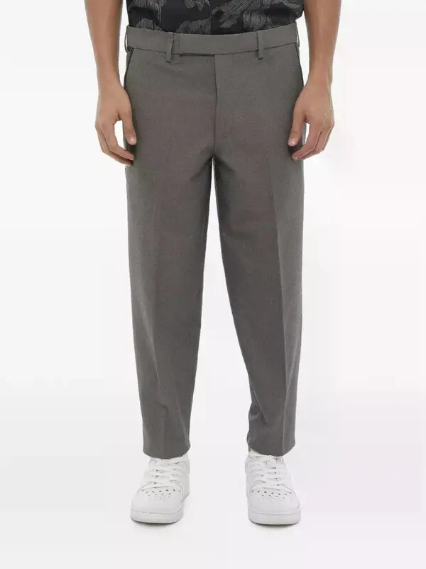 Neil Barrett Slim-fit Belt-loop Trousers - Grey