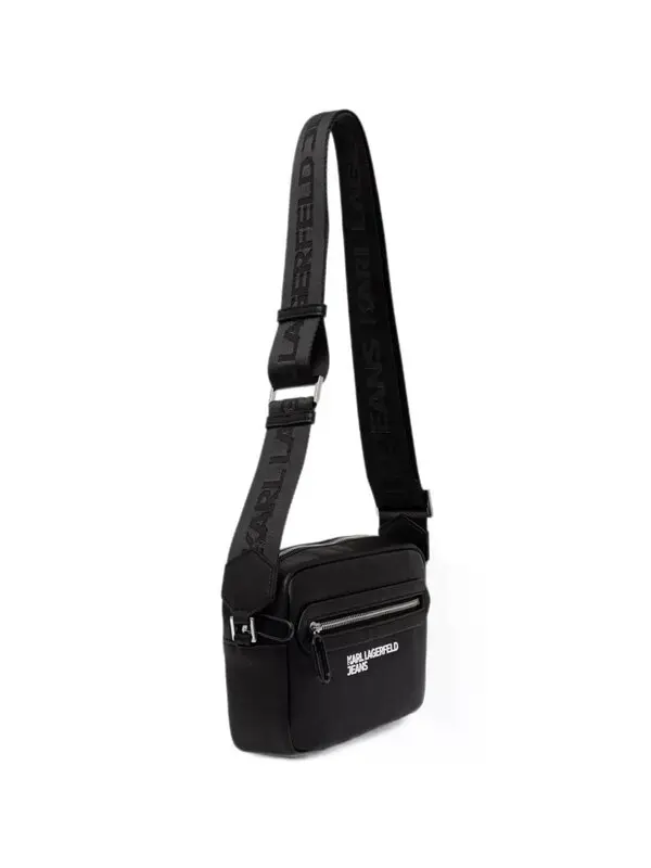 Karl Lagerfeld Logo-print Zip-fastening Belt Bag - Black