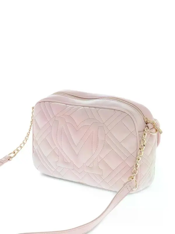Moschino Love Quilted Logo-plaque Shoulder Bag