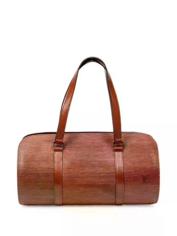 LOUIS VUITTON Soufflot Epi Tote Bag - Brown