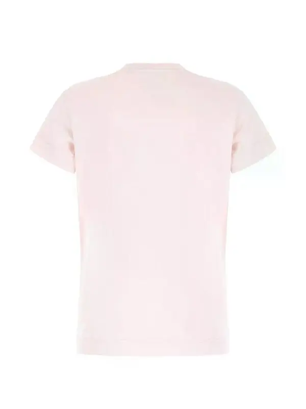 Givenchy Logo Embroidered Cotton T-shirt - Pink
