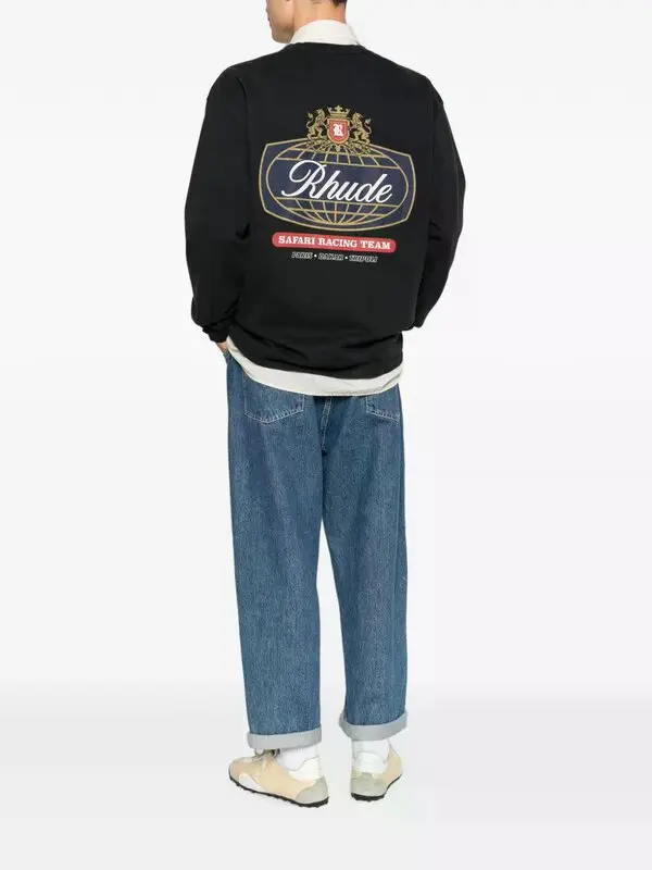 Rhude Logo-print Long-sleeve T-shirt