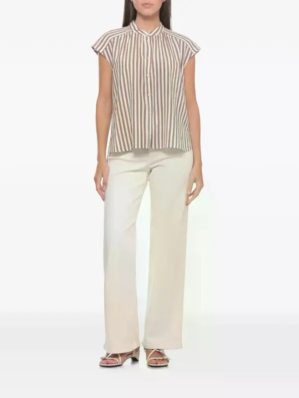EMME Sailor Striped Sleeveless Shirt
